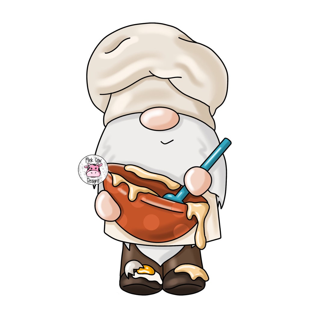 TEMPLATE: Baker-chef-gnome-door Hanger Template-digital Download - Etsy