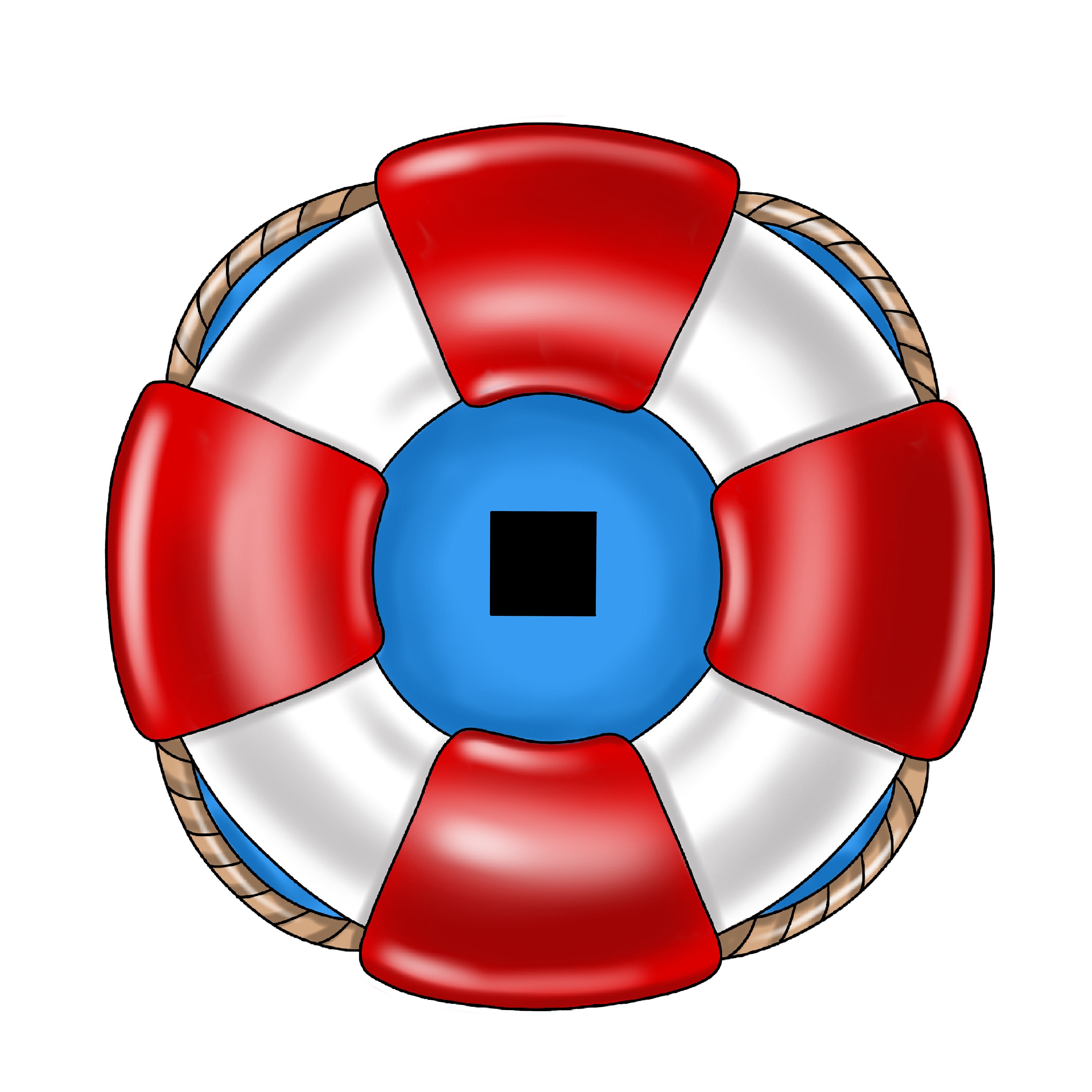 Plantilla Imprimible De Envoltorio Salvavidas Diseño PNG Y SVG De