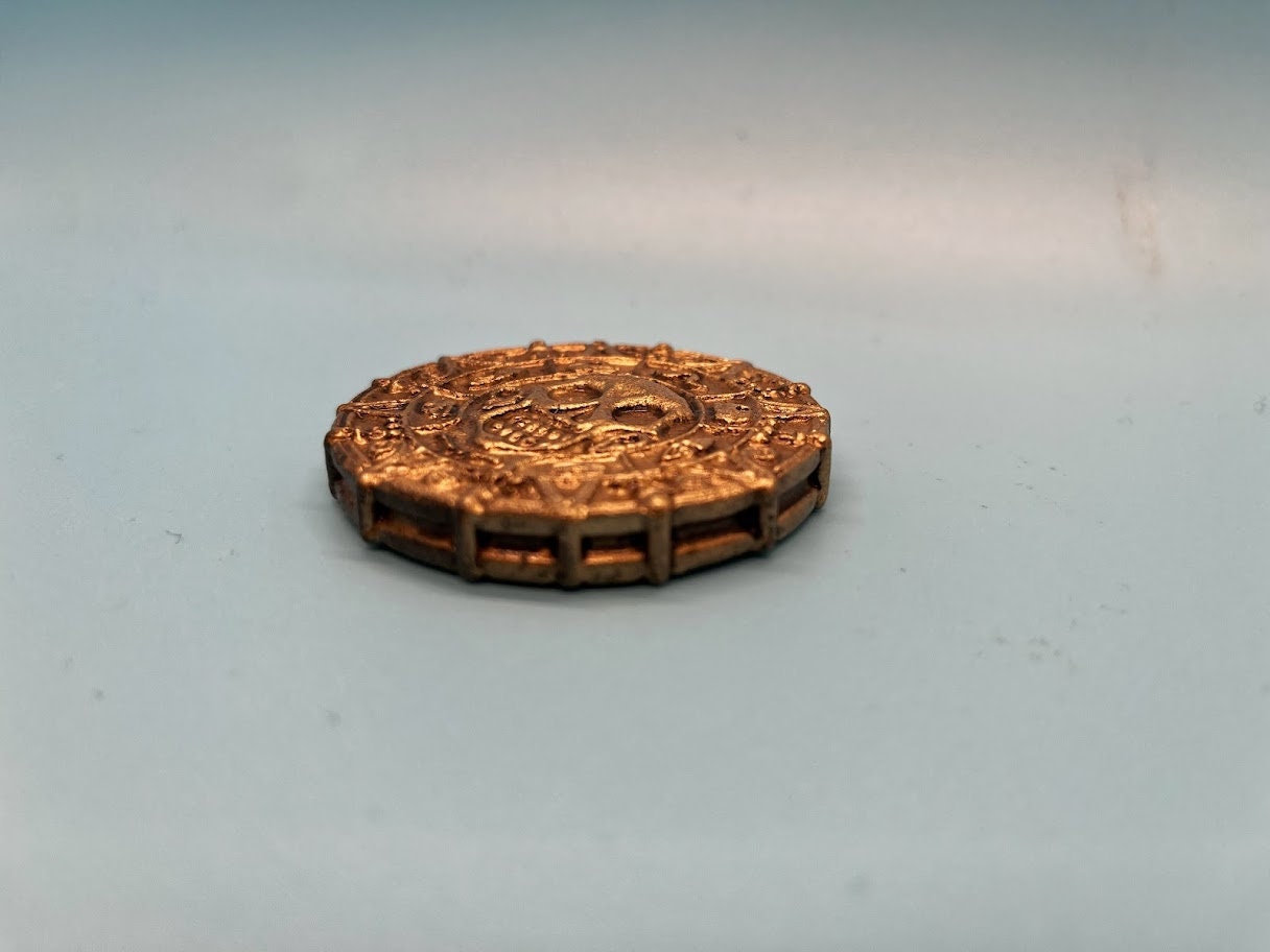 Cursed Aztec Gold Coin Pirates of the Caribbean Prop Gold - Etsy