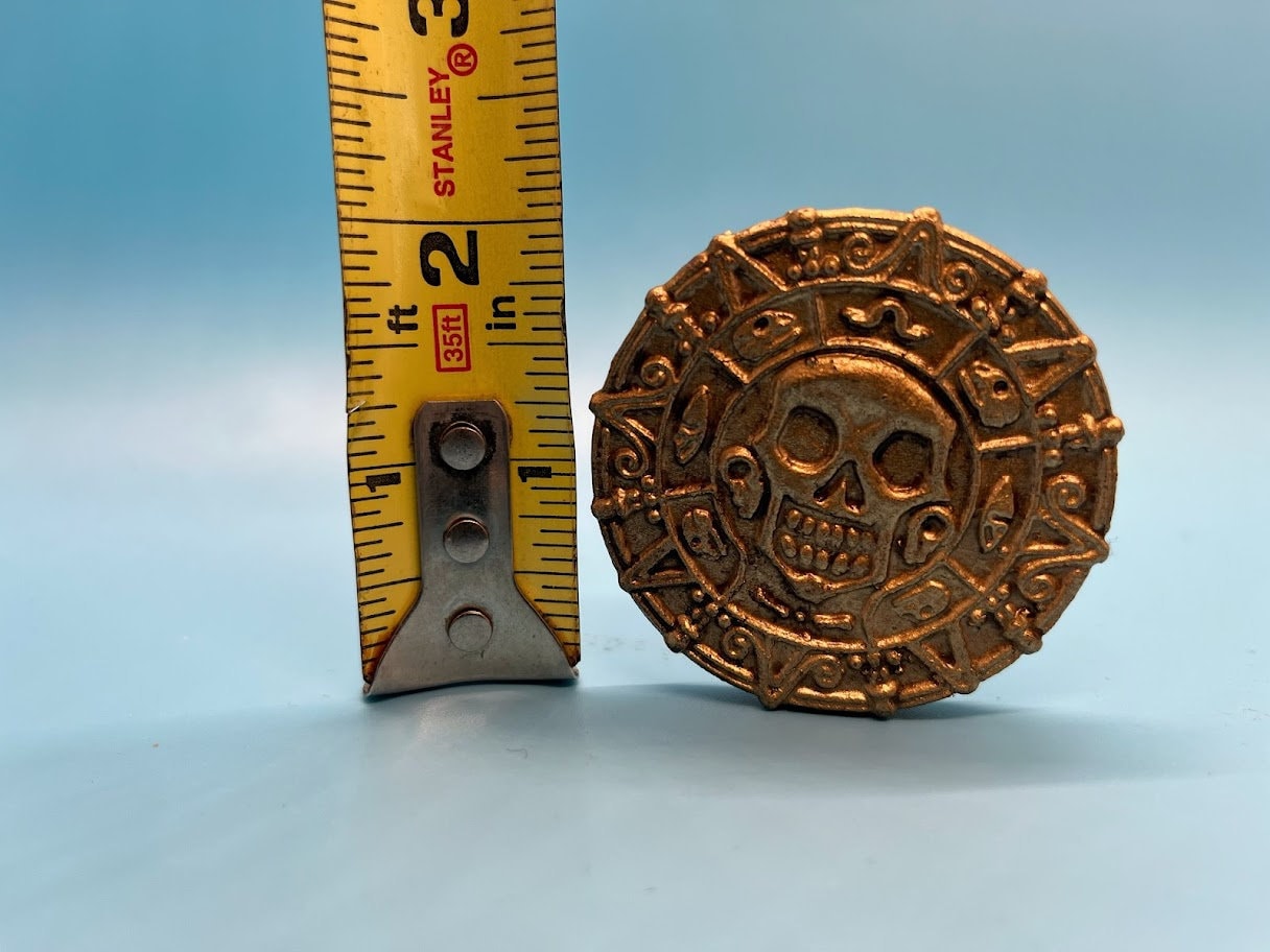 Cursed Aztec Gold Coin Pirates of the Caribbean Prop Gold - Etsy