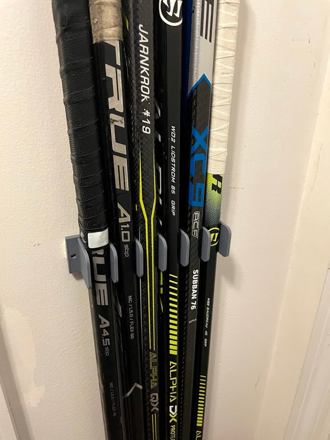 Wall-mountable Hockey Stick Rack Organizer - Etsy