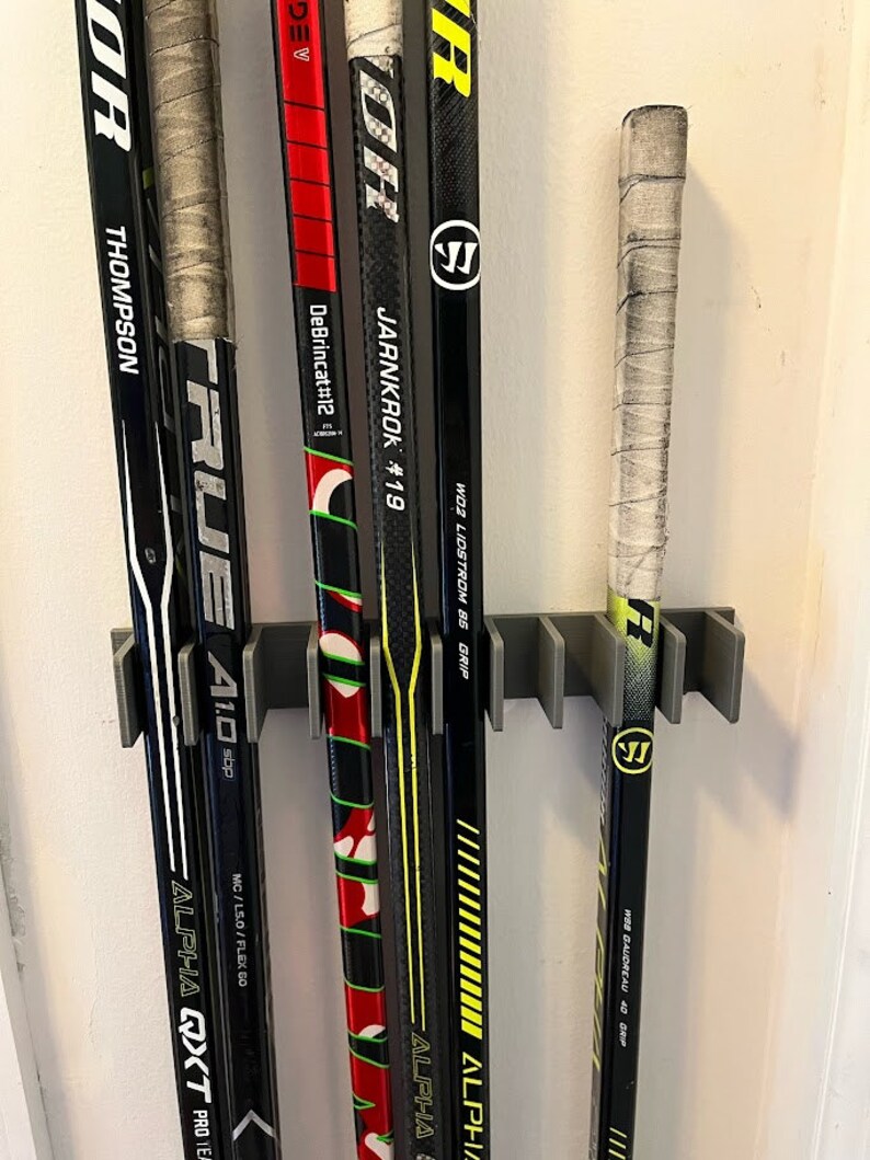 Wall-mountable Hockey Stick Rack for 10 Sticks - Etsy