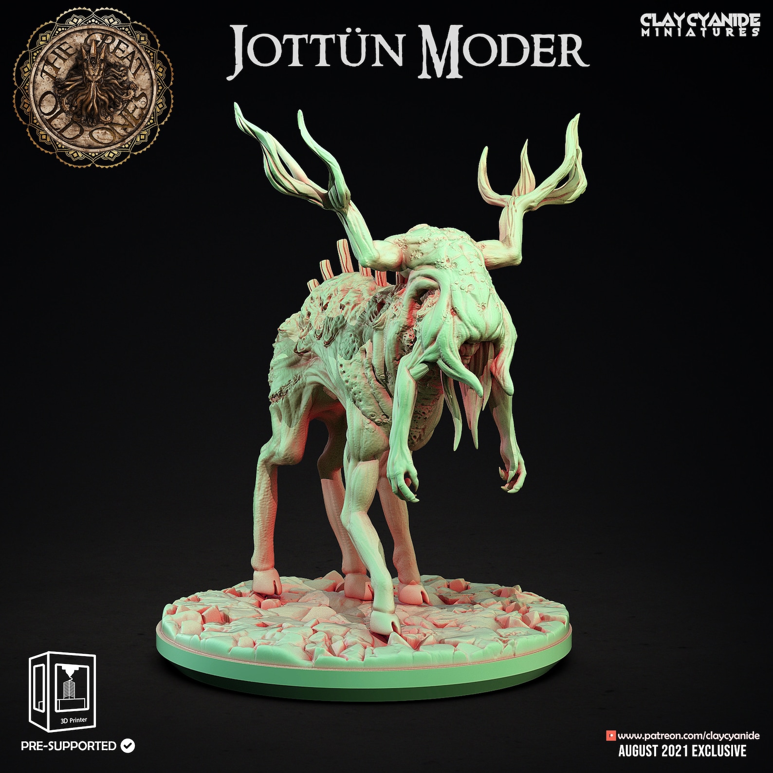 Jötunn Moder the Great Old Ones Miniature - Etsy Canada