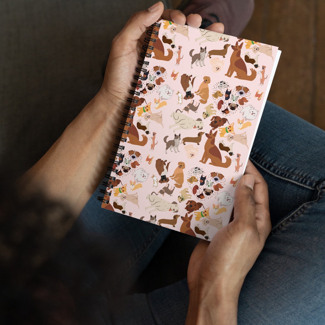 Dog Pattern Notebook - Etsy