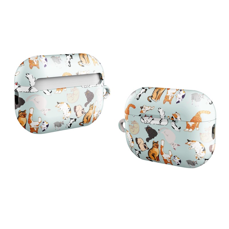 Cat AirPod Case - Etsy