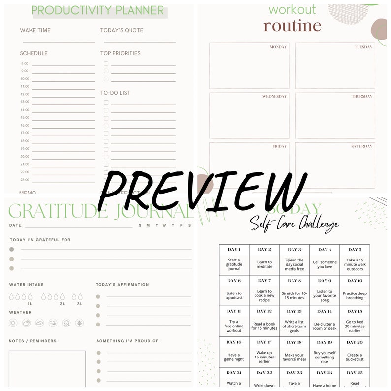 The Ultimate Digital Planner: Daily, Weekly, Monthly, Productivity ...