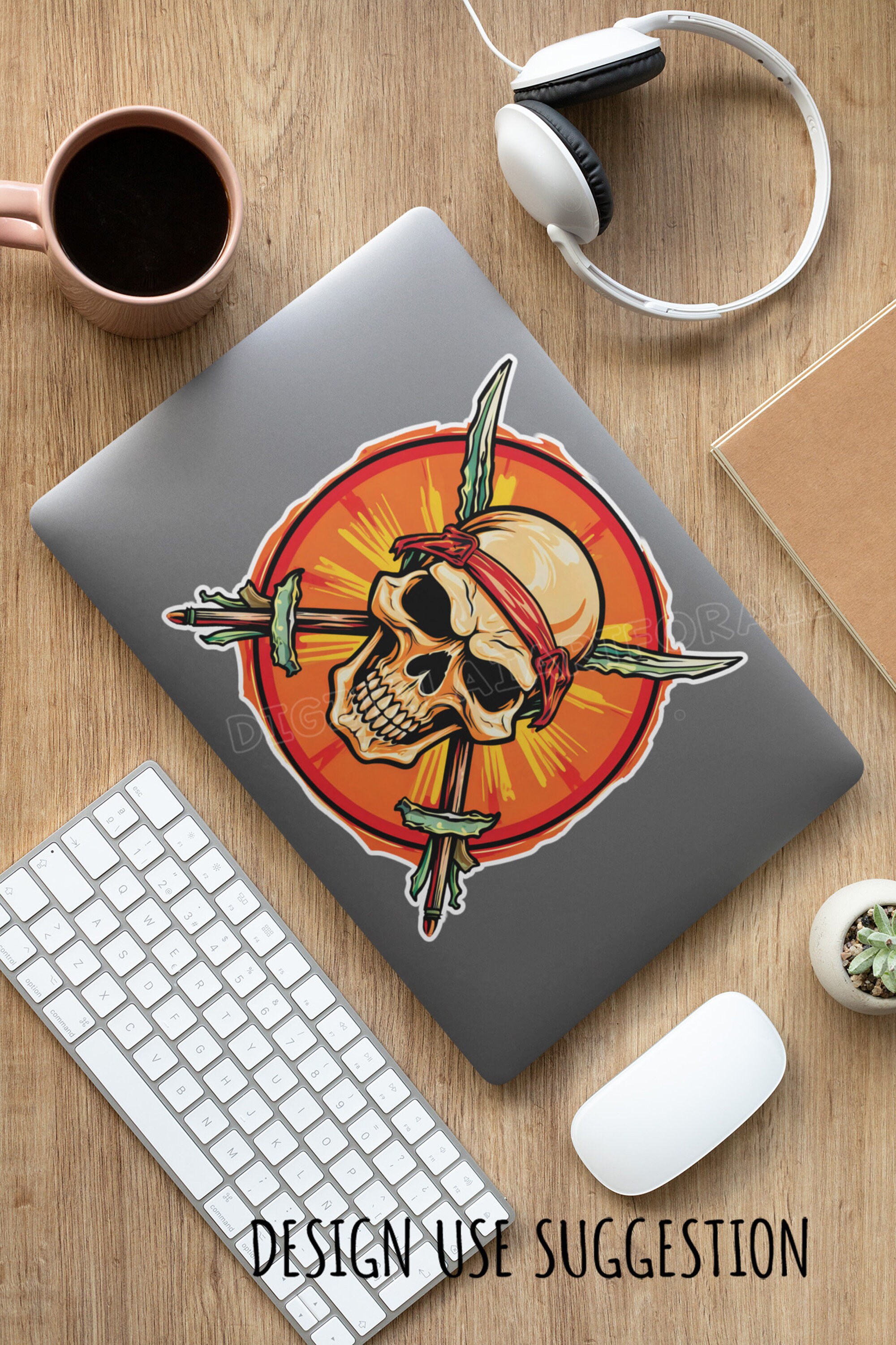 Pirate Skull and Crossbones Flag/poster Design, Instant Download ...