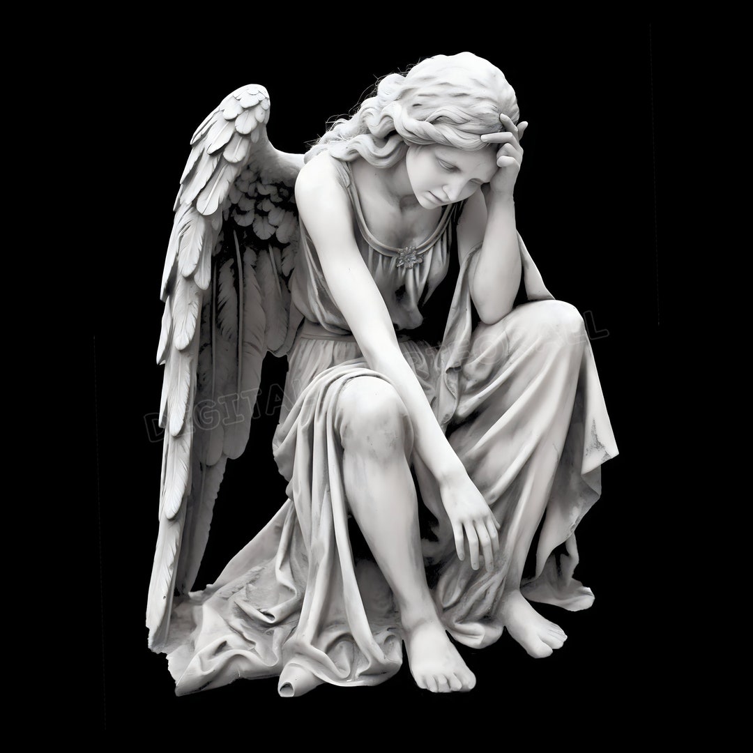 Overworked Guardian Angel Wall Decor | Instant Download Digital ...