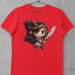 Fierce Chibi Girl Warrior | Instant Download Digital Graphics ...