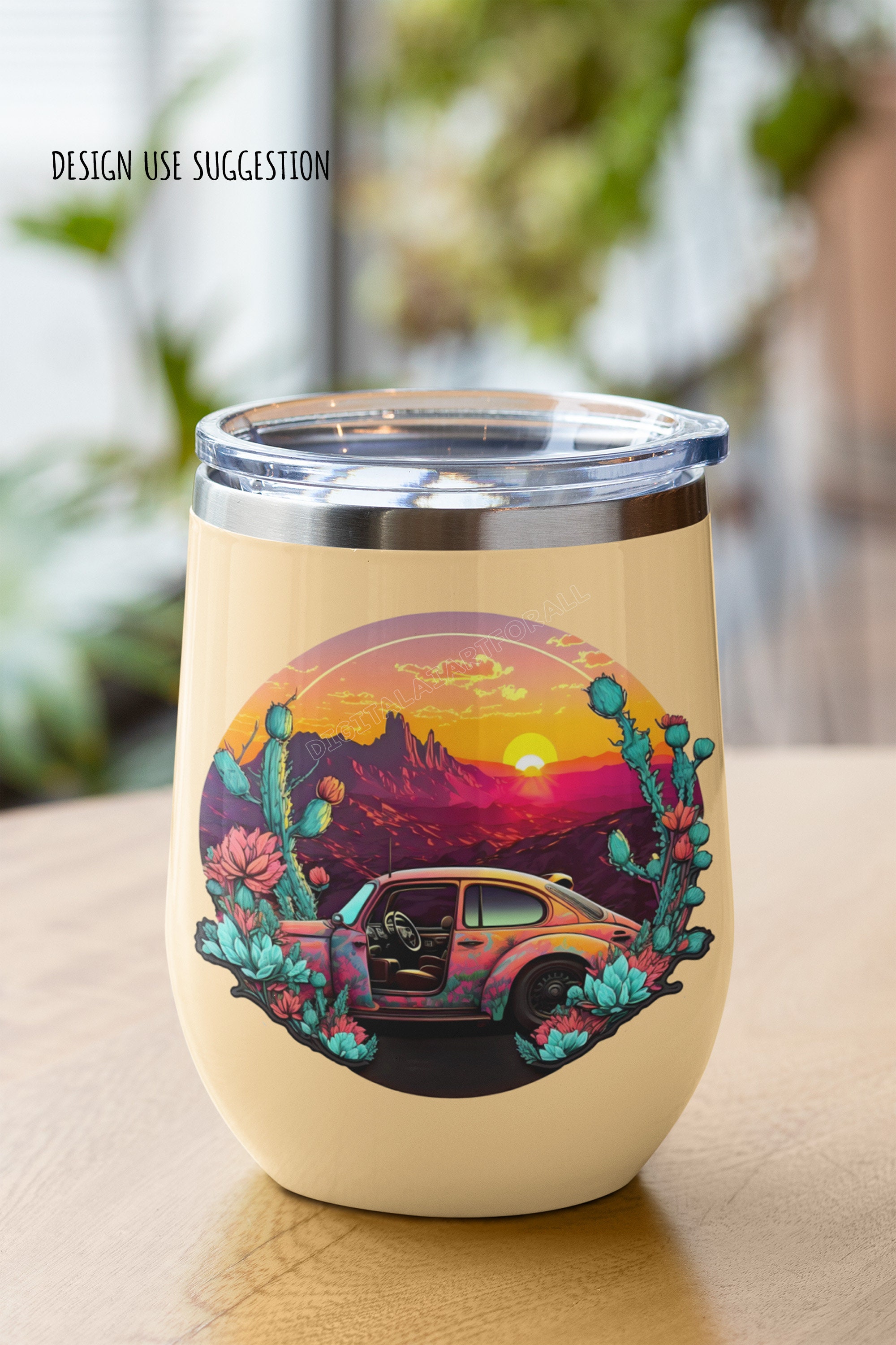 Boho Desert Sunset | Instant Download, Digital Graphics, Sublimation ...