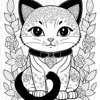 Stained Glass Horse Coloring Book Page Instant Download Digital ...