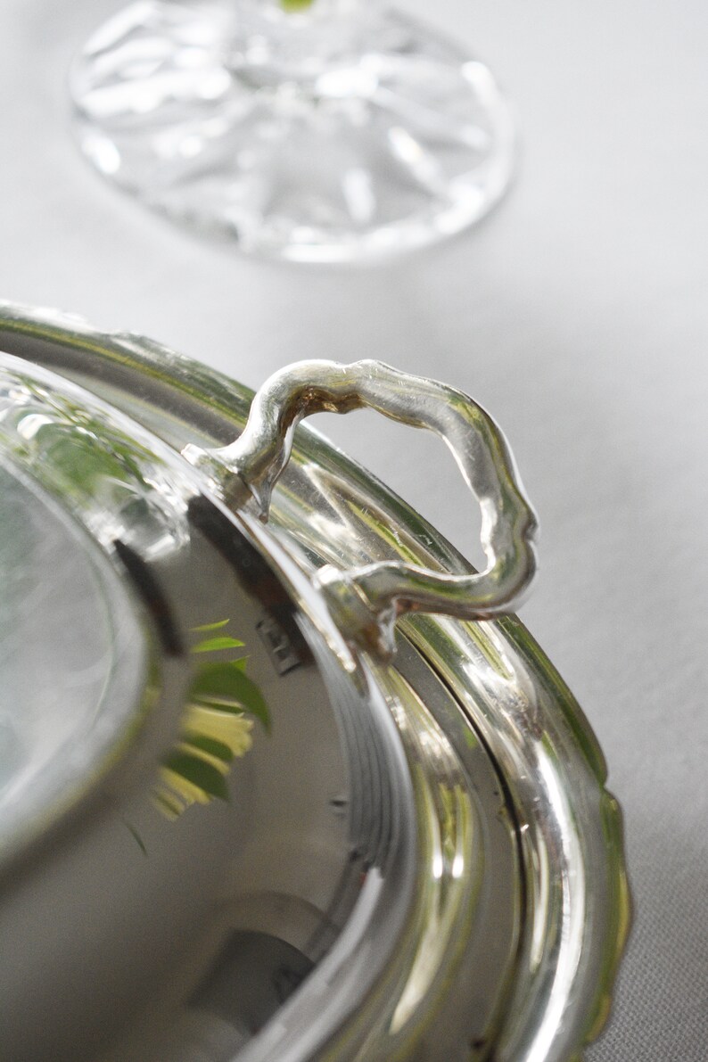 Serving Silver Plated Dish With Lid - Etsy