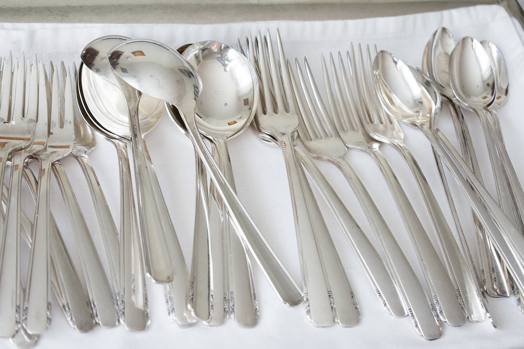 Tudor Plate Oneida Community Silverware Set (65 Pieces) - Etsy