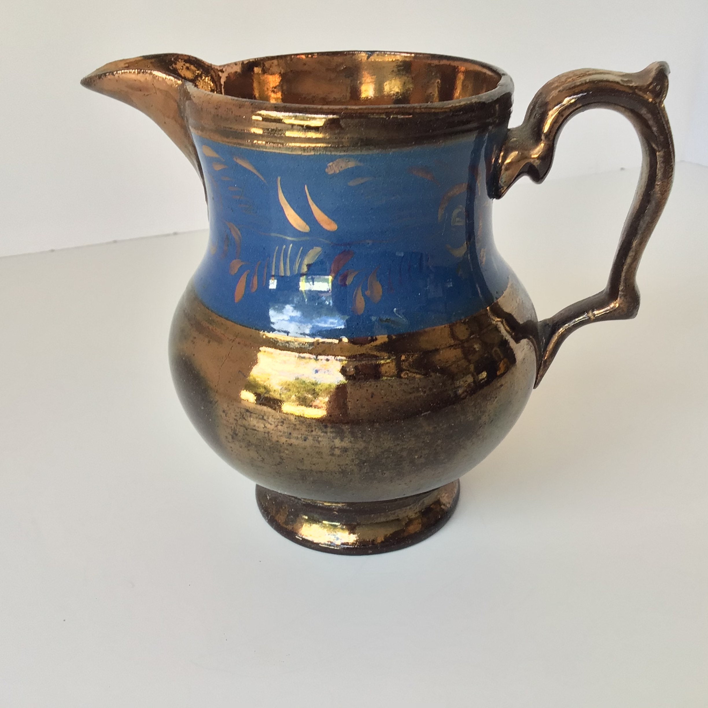 Pretty as a Pitcher Lusterware Copper Pitcher That Is... - Etsy