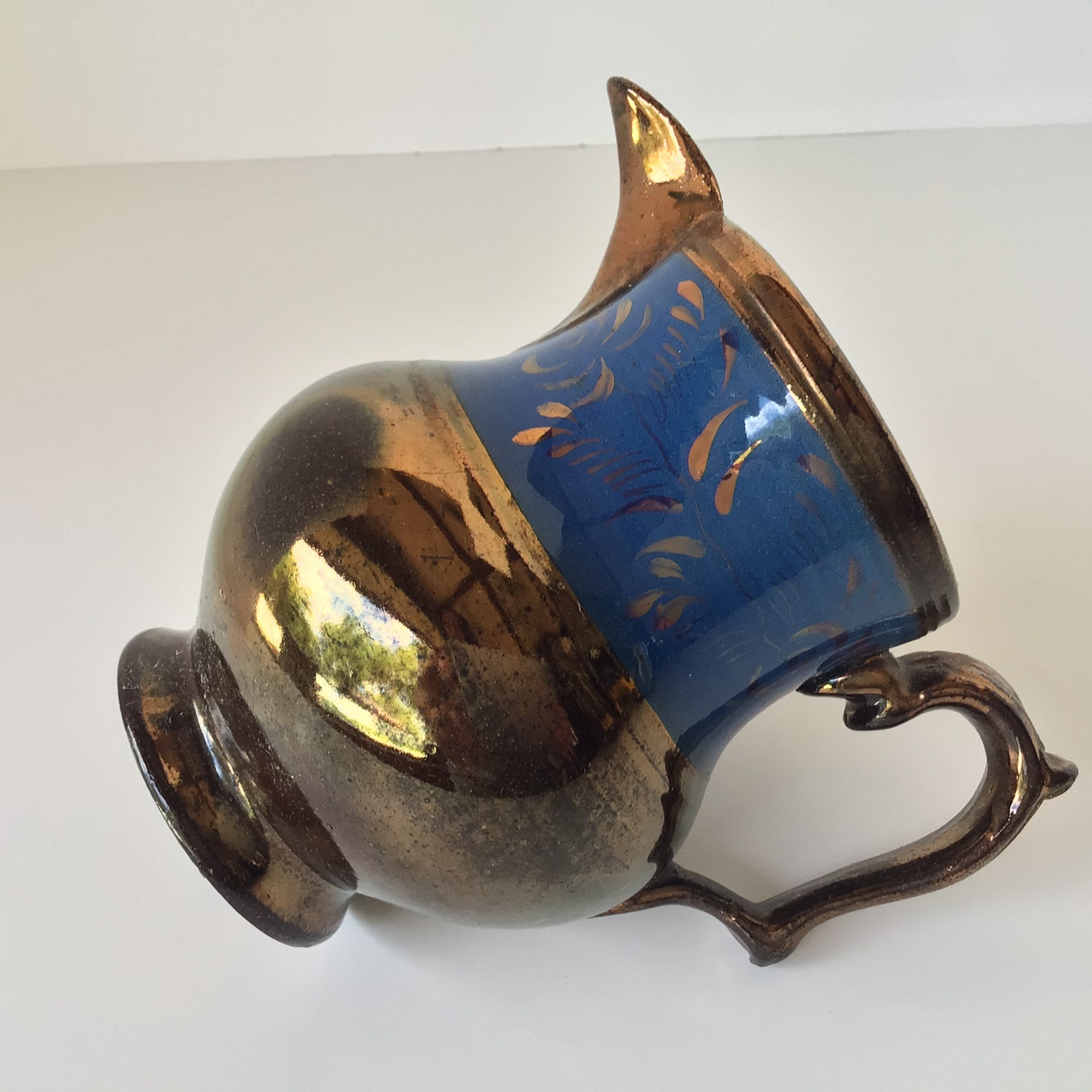 Pretty as a Pitcher Lusterware Copper Pitcher That Is... - Etsy