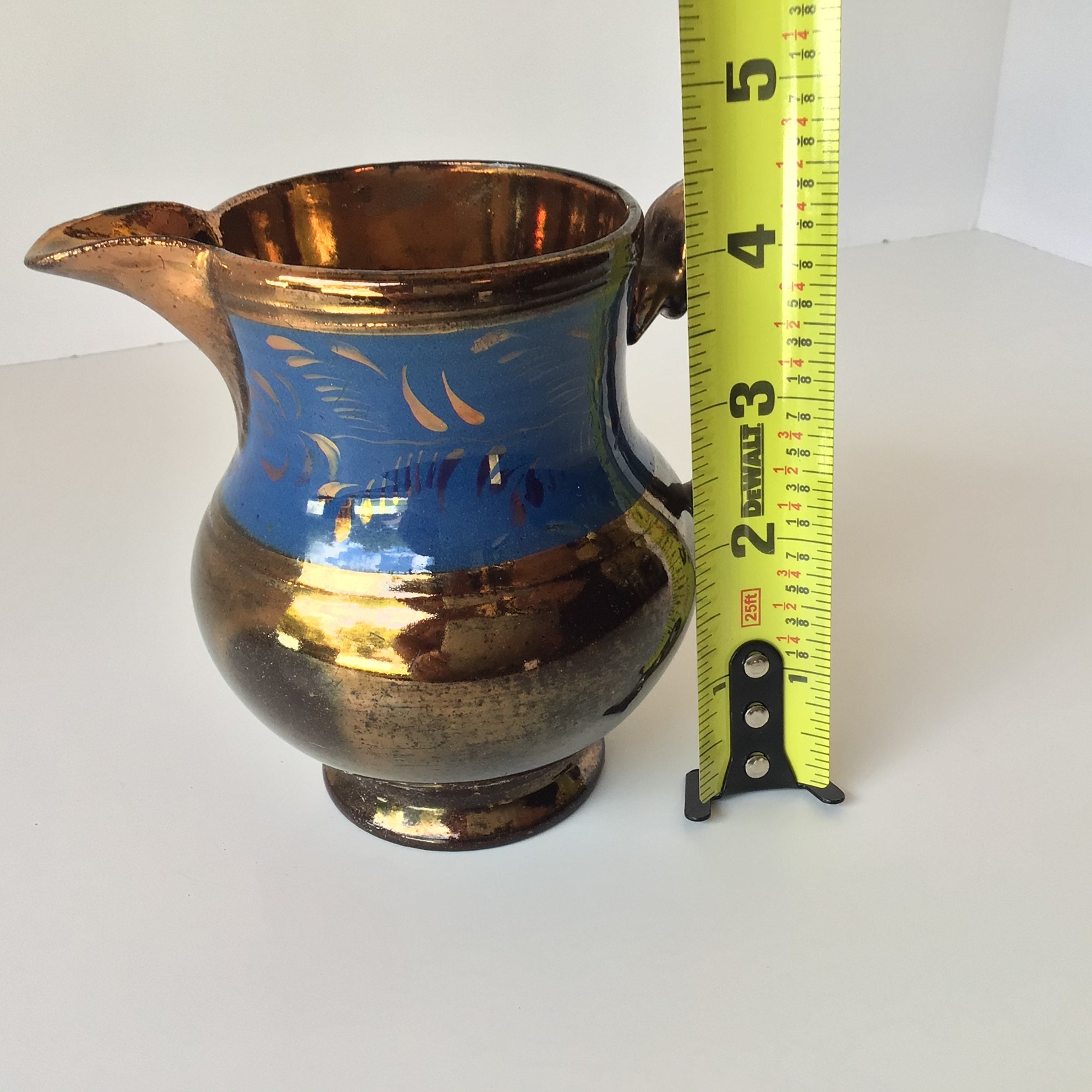 Pretty as a Pitcher Lusterware Copper Pitcher That Is... - Etsy