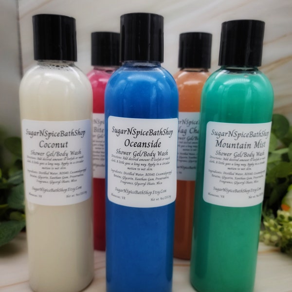 Shower Gel - Etsy