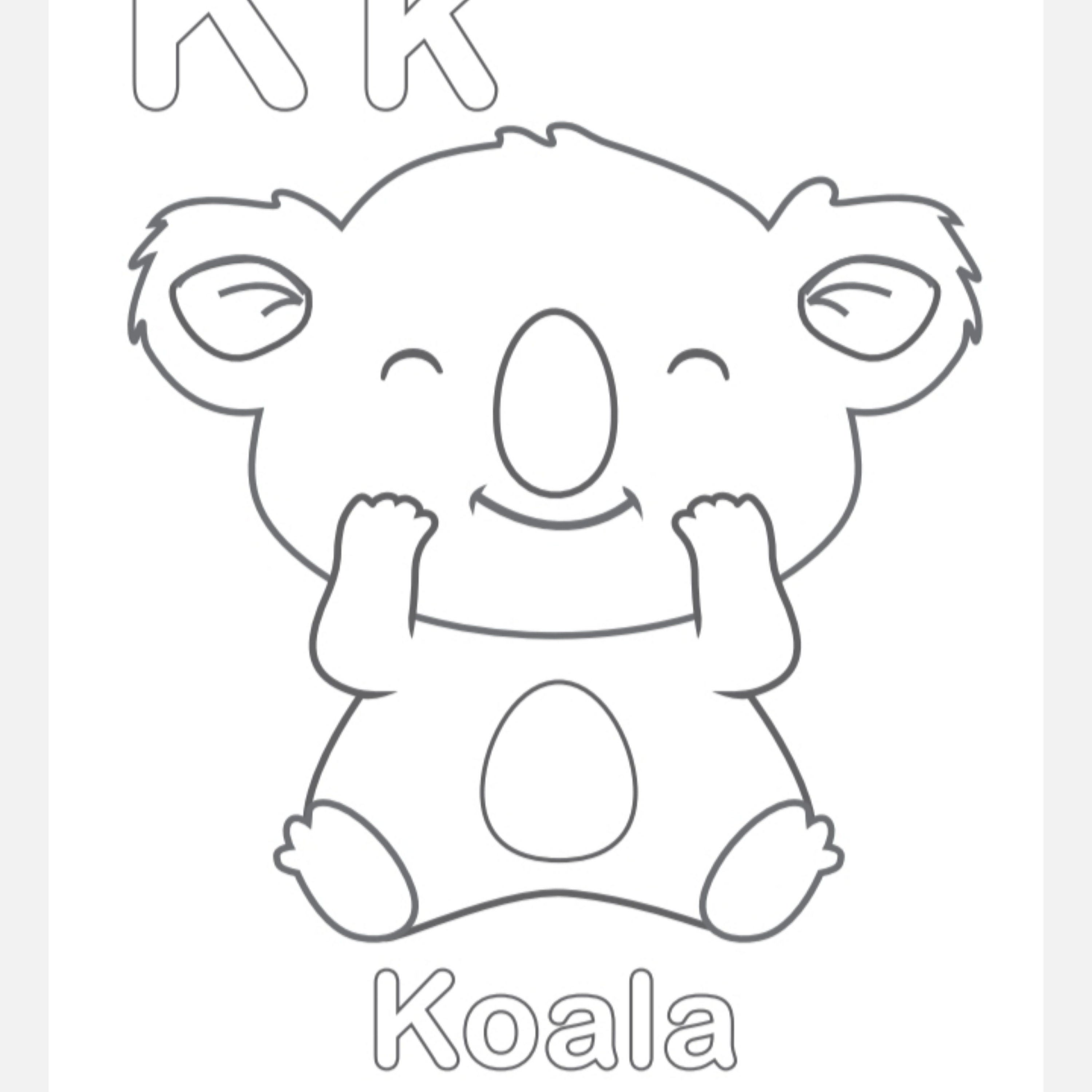 Animal Alphabet Colouring Pages Downloadable - Etsy