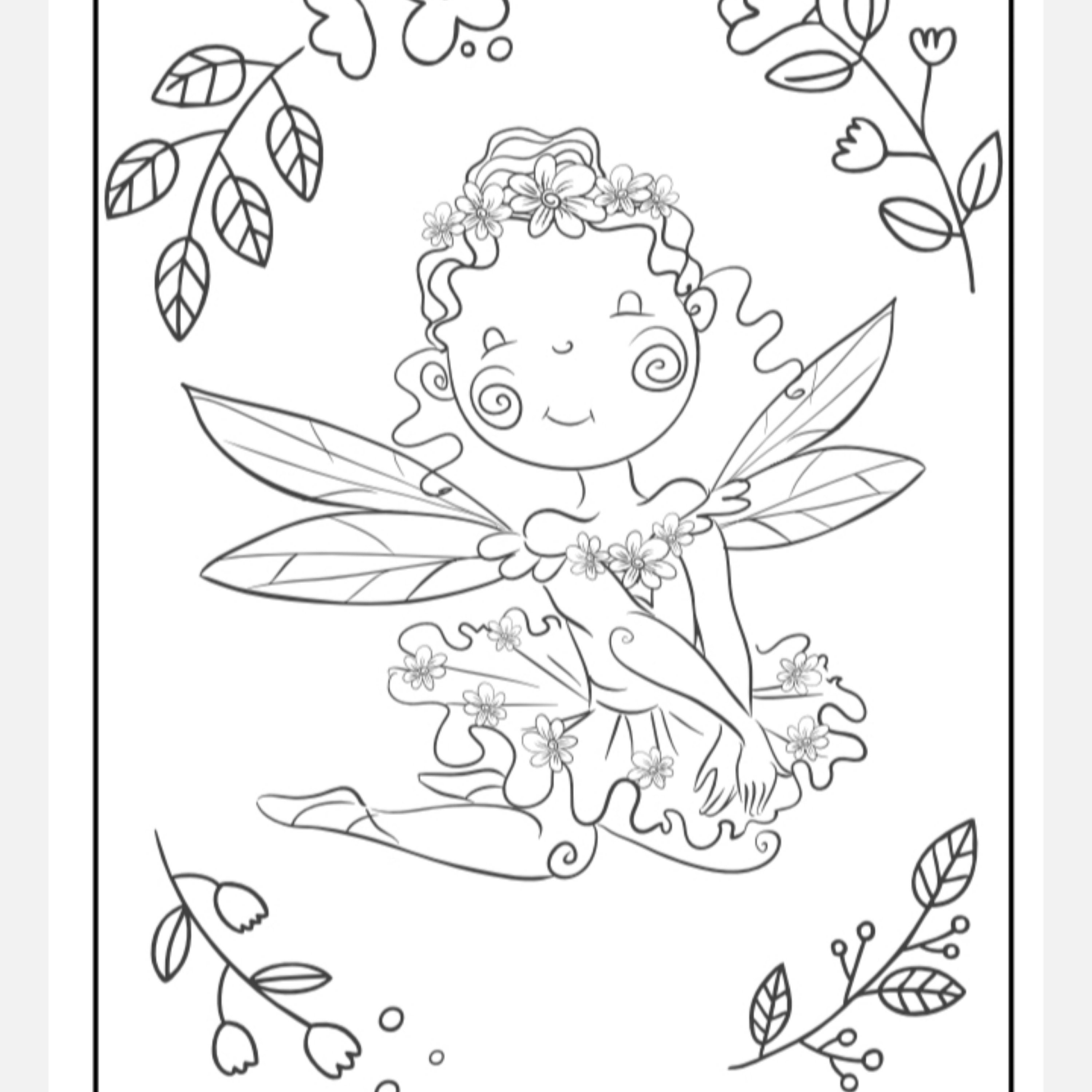 40 Pages Fairy Princess Colouring Pages Downloadable - Etsy