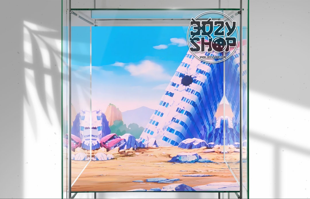 Dragon Ball Z: City Fight V1 Diorama Backdrop for IKEA Detolf ...