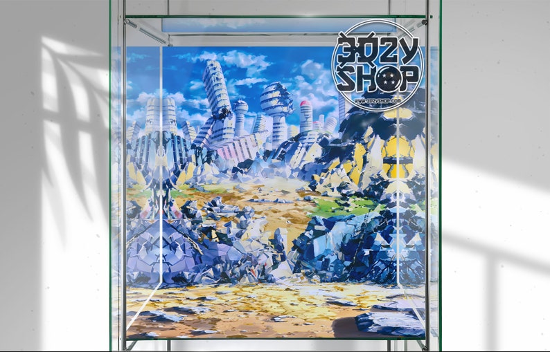 Dragon Ball Z: City Fight V3 Diorama Backdrop for IKEA Detolf ...