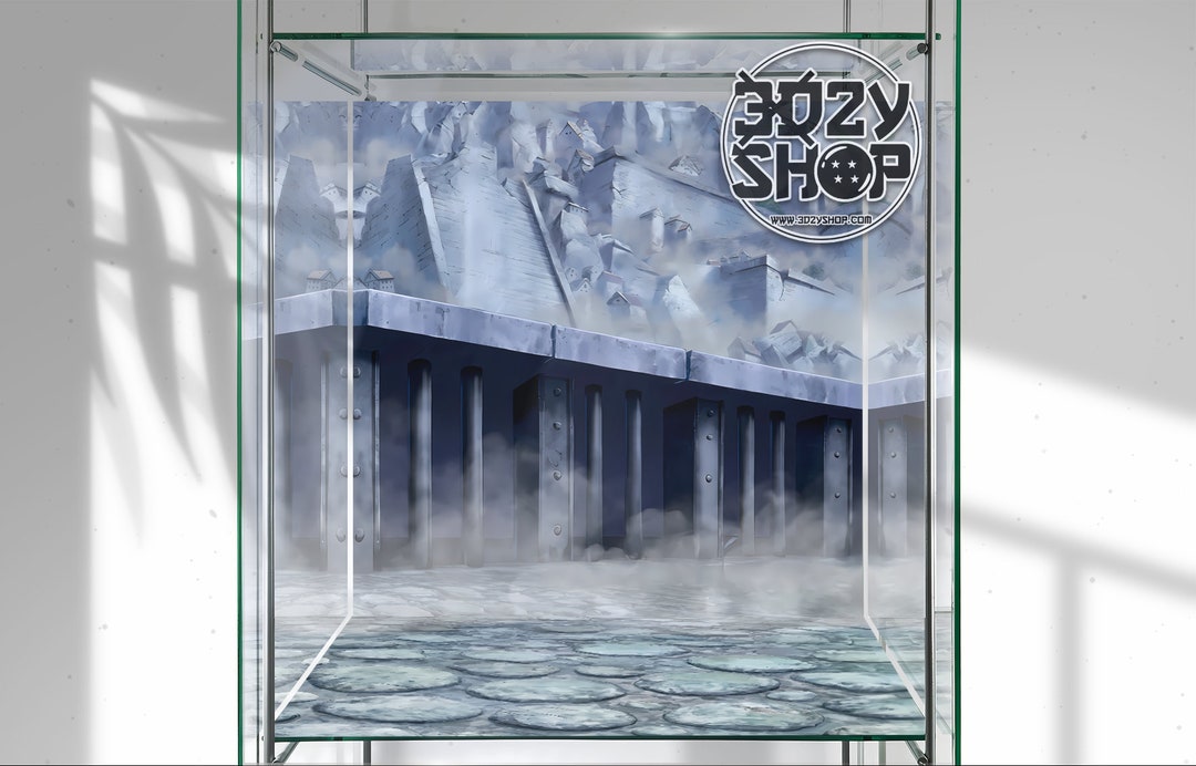 One Piece: War Shichibukai Diorama Backdrop for IKEA Detolf / Blaliden ...