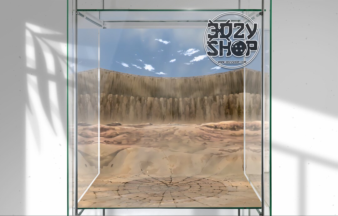 Naruto: Pain Saga Diorama Backdrop for IKEA Detolf / Blaliden - Etsy