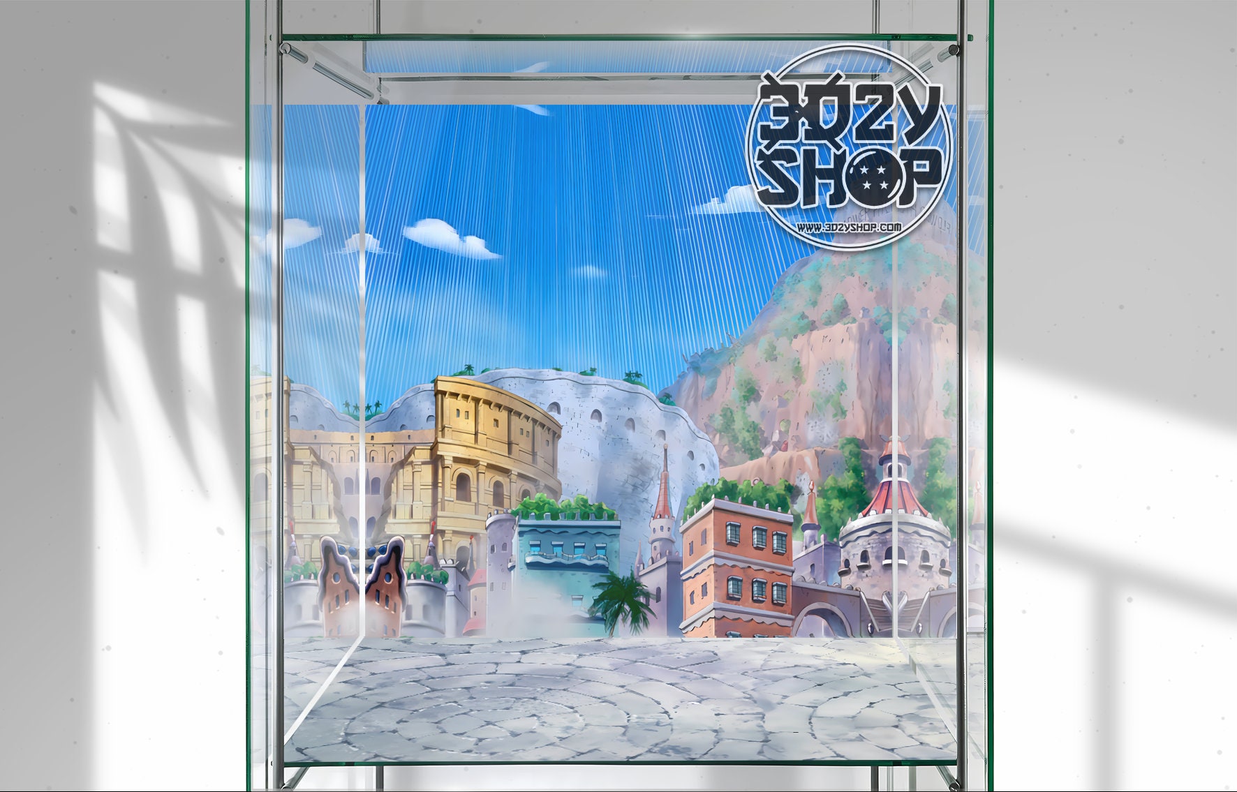 One Piece: Dressrosa Diorama Backdrop for IKEA Detolf / Blaliden - Etsy