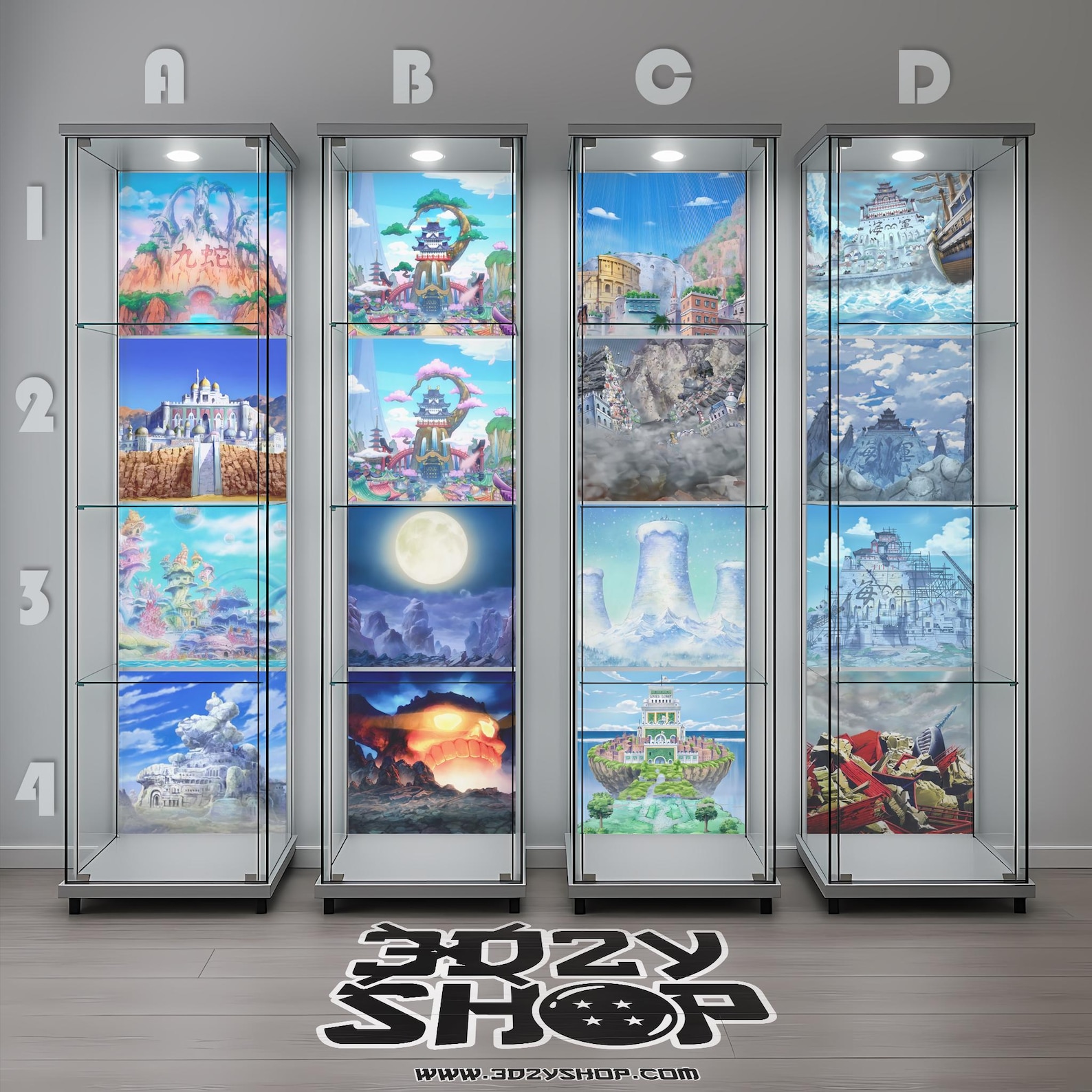 OP Set 1 Detolf/blaliden/billy Backdrop - Etsy