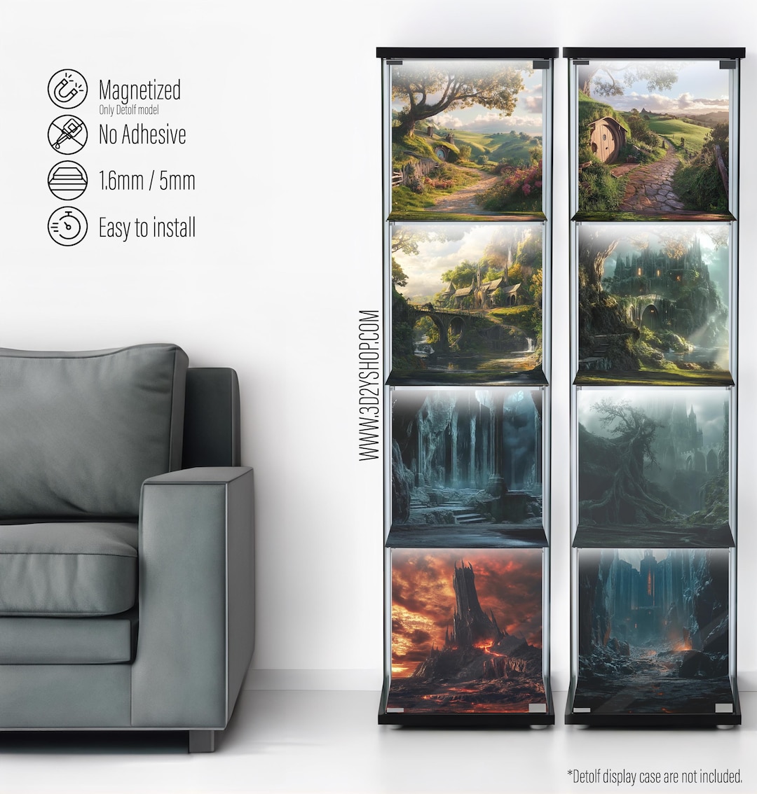 LOTR SET Backdrop Hot Toys for IKEA Detolf / Blaliden - Etsy Australia