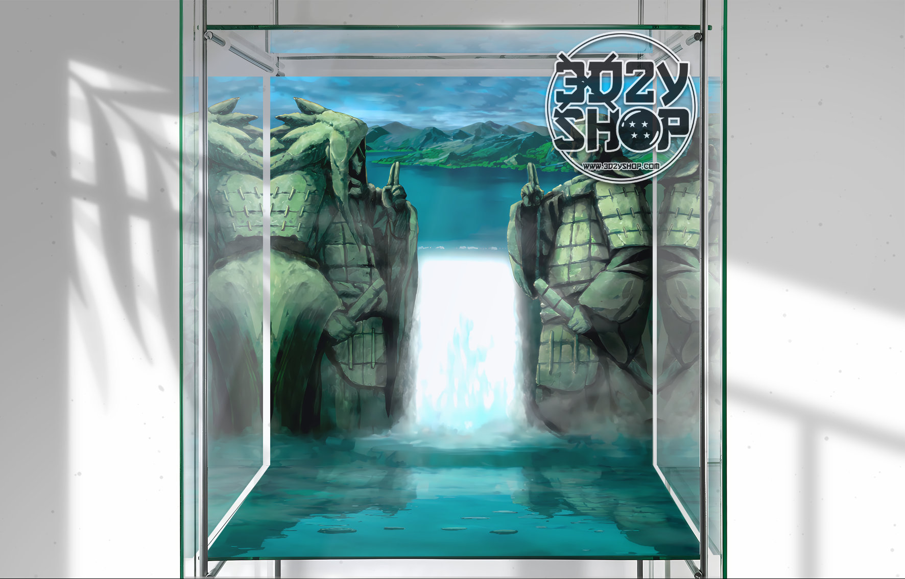 Naruto: Valley of the End Diorama Backdrop for IKEA Detolf / Blaliden ...
