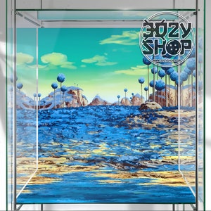 Dragon Ball Z: Namek Diorama Backdrop for IKEA Detolf / Blaliden - Etsy