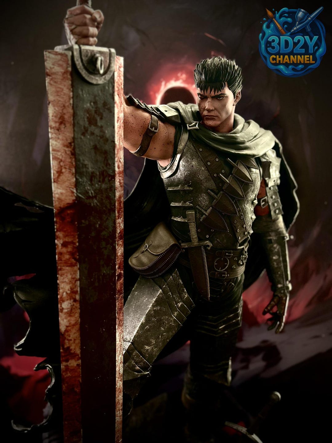 Guts Berserk | Hand-painted Figure | Magnetized - Etsy