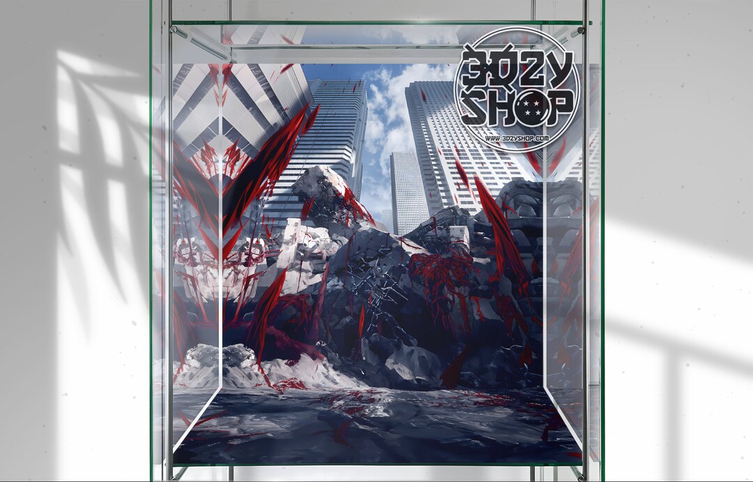 Chainsawman Backdrop for IKEA Detolf / Blaliden - Etsy