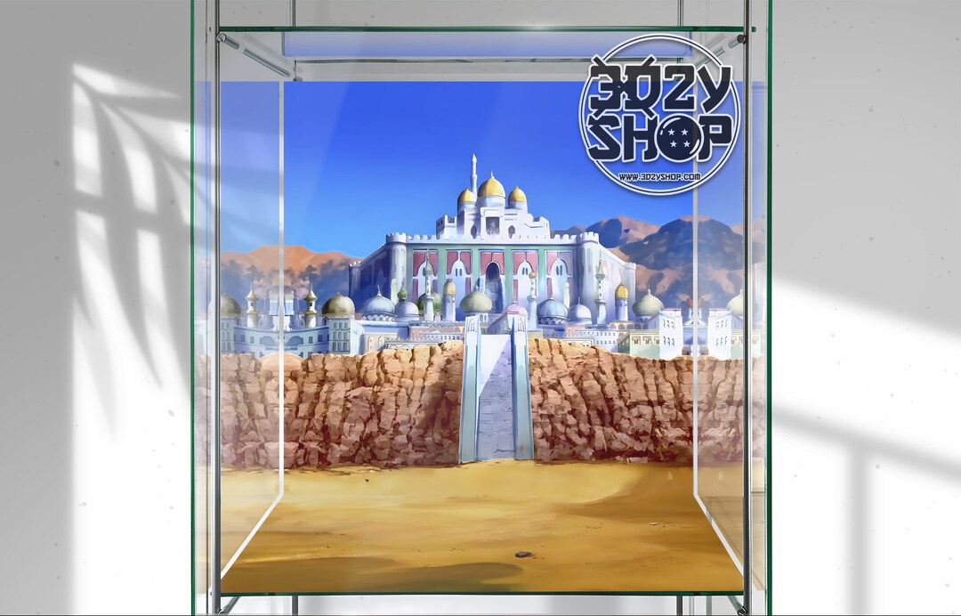 One Piece: Alabasta Diorama Backdrop for IKEA Detolf / Blaliden - Etsy