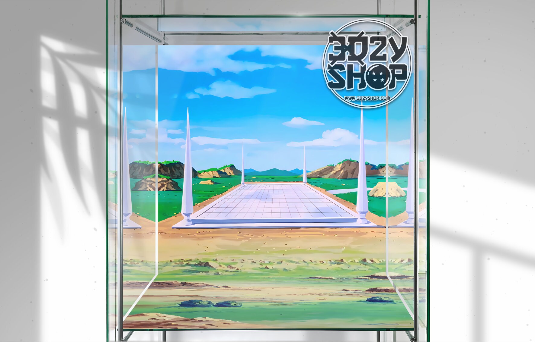 Dragon Ball Z: Cell Tournament Diorama Backdrop for IKEA Detolf ...