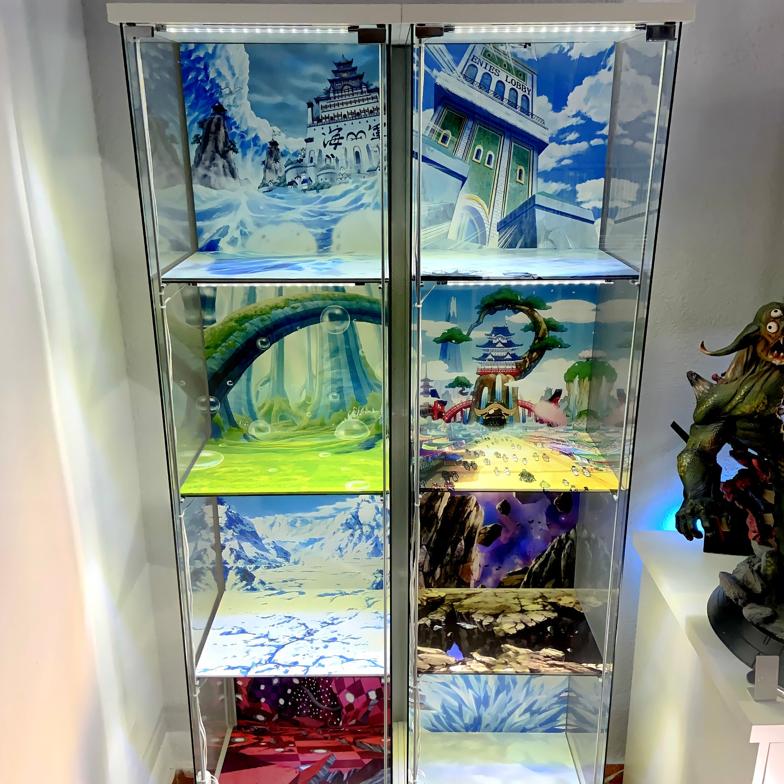 ONE PIECE Marine Base Ikea DETOLF Diorama Background | Etsy