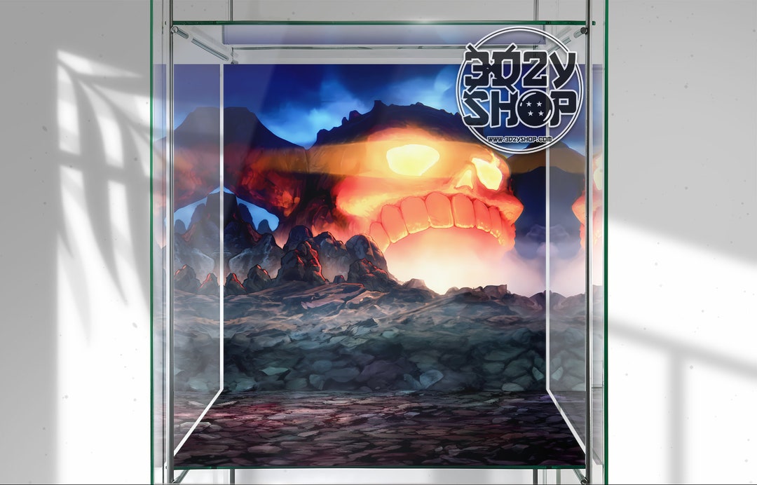 One Piece: Onigashima Diorama Backdrop for IKEA Detolf / Blaliden - Etsy