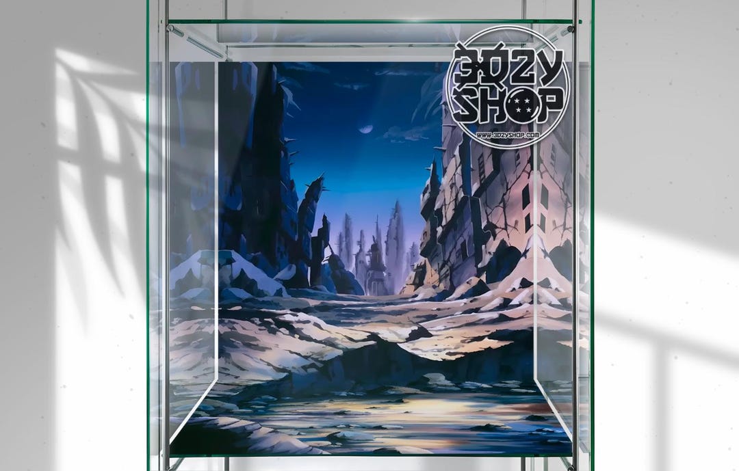 Dragon Ball Z: the Legendary Super Saiyan V1 Diorama Backdrop for IKEA ...