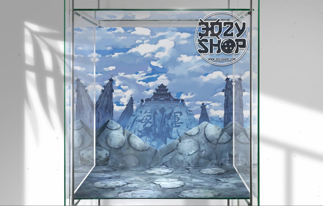 One Piece: Earthquake Diorama Backdrop for IKEA Detolf / Blaliden - Etsy