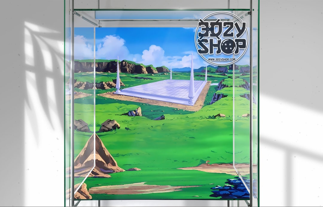 Dragon Ball Z: Cell Tournament V2 Diorama Backdrop for IKEA Detolf ...
