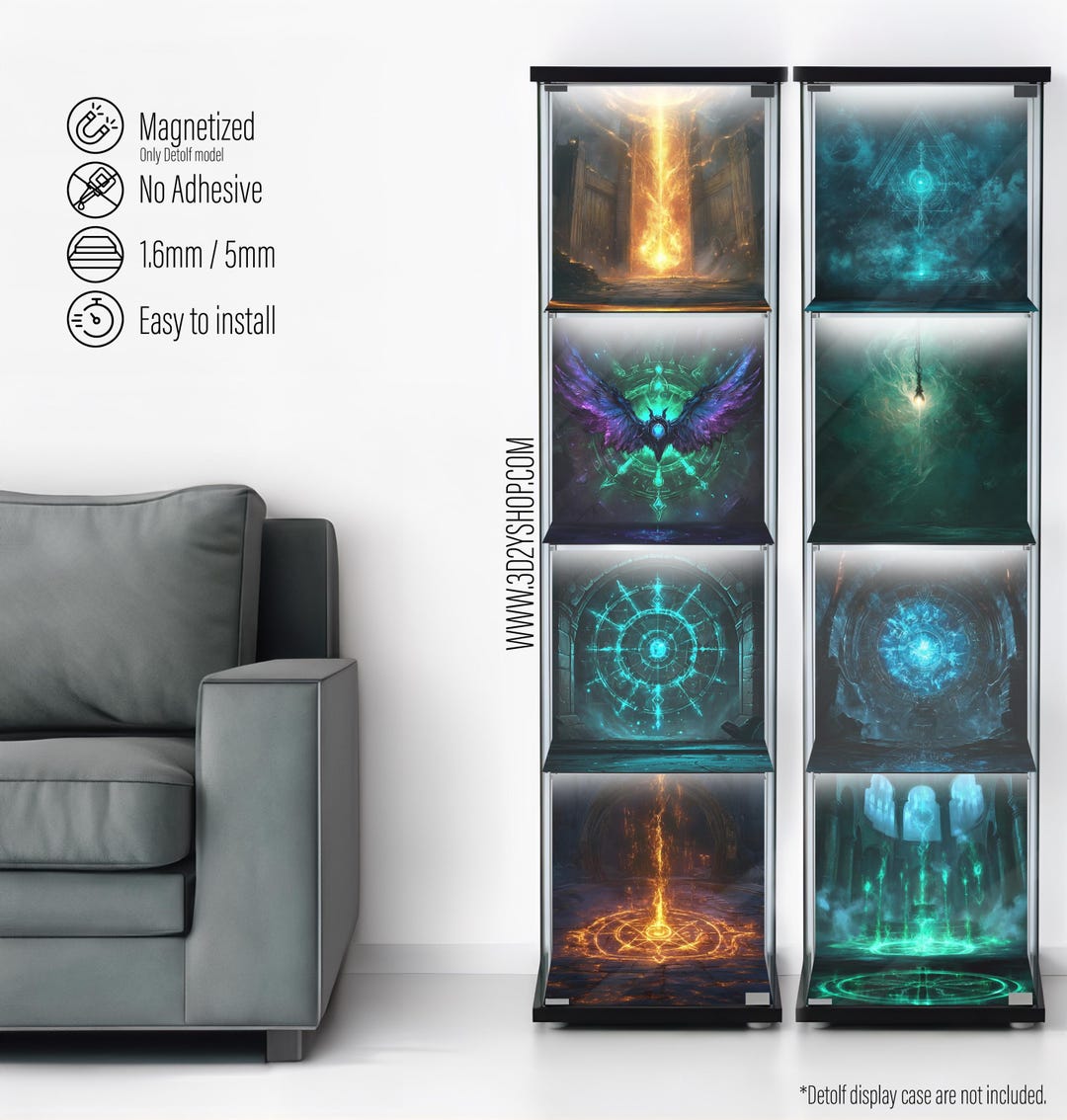 WIZARD SET Backdrop Hot Toys for IKEA Detolf / Blaliden - Etsy