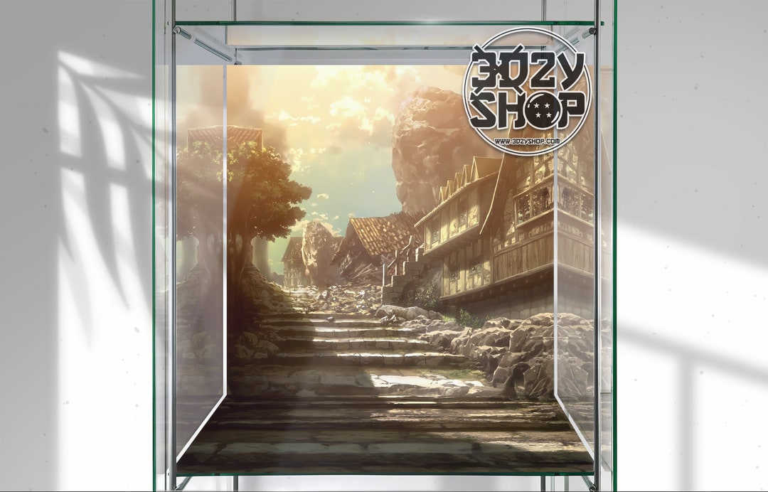 Attack on Titan: Eren House Diorama Backdrop for IKEA Detolf / Blaliden ...