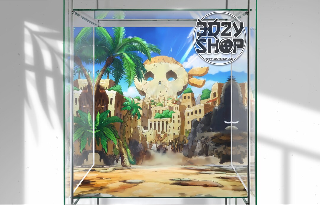 One Piece: Blackbeard Diorama Backdrop for IKEA Detolf / Blaliden - Etsy