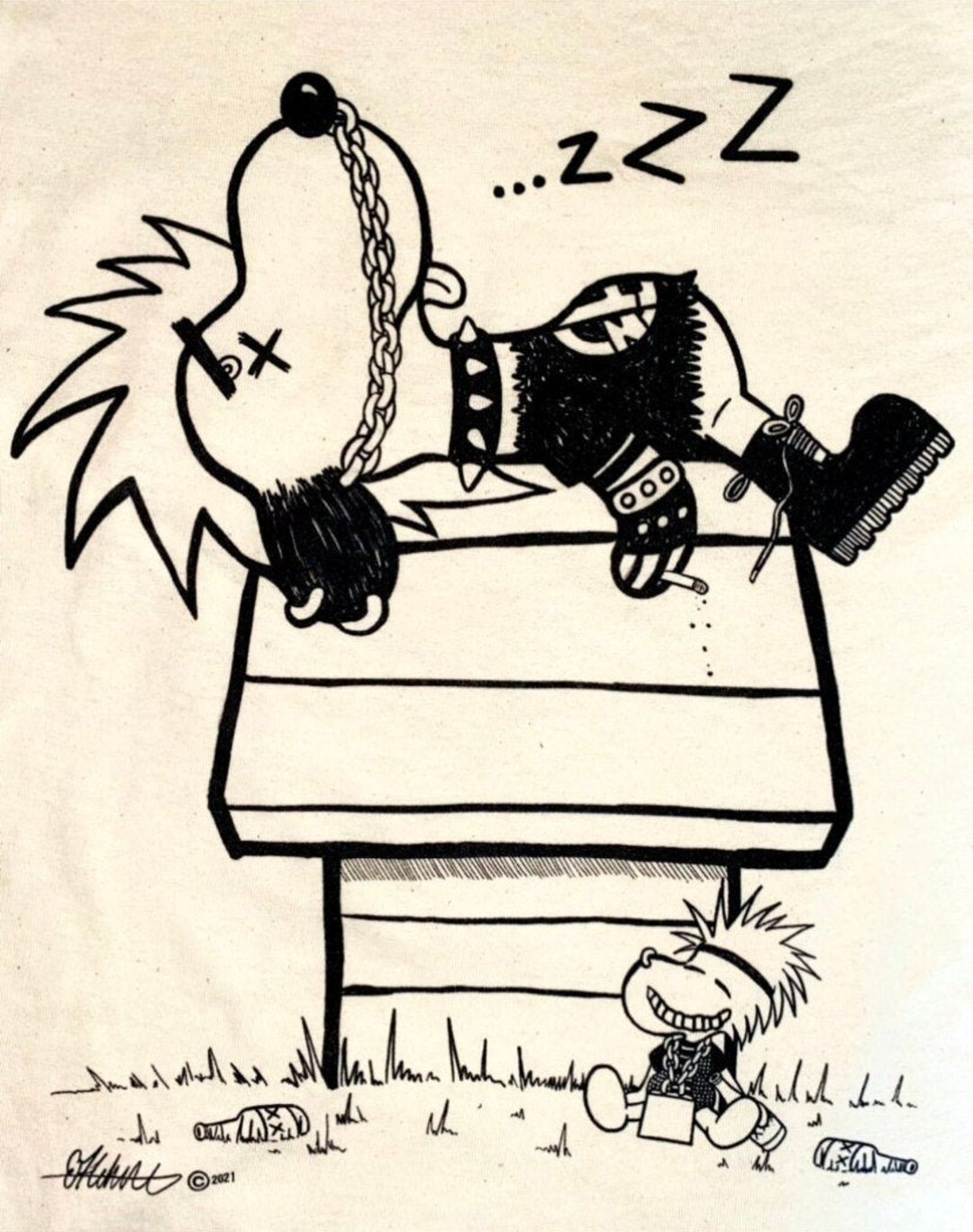 Drunk Punks-snotty and Woodbine Parody T-shirt - Etsy