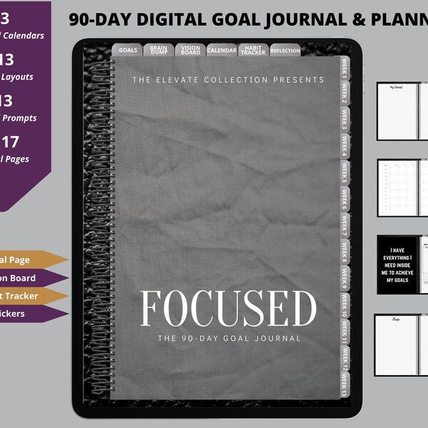 Goal Journal - Etsy