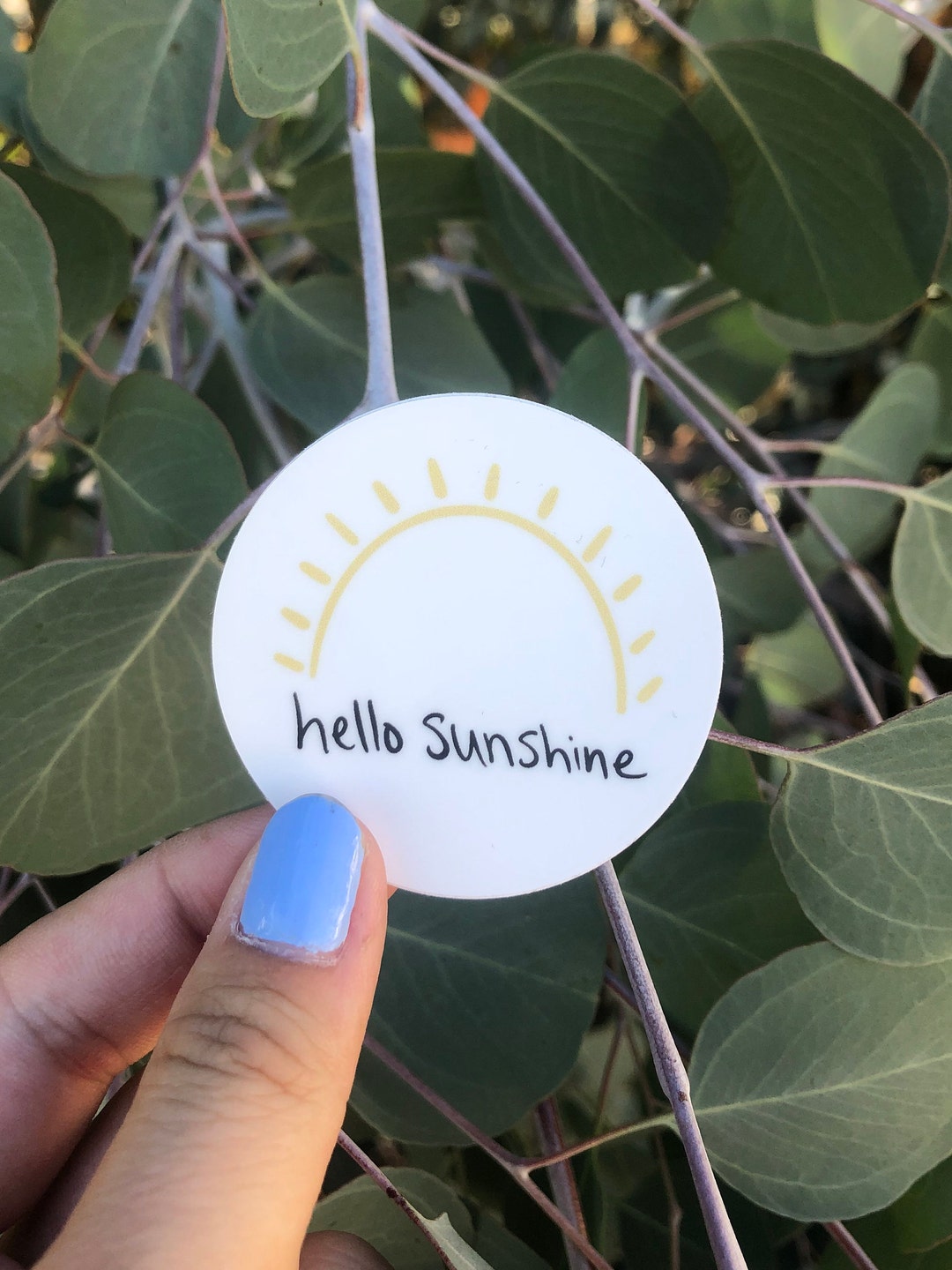 Hello Sunshine Sticker - Etsy