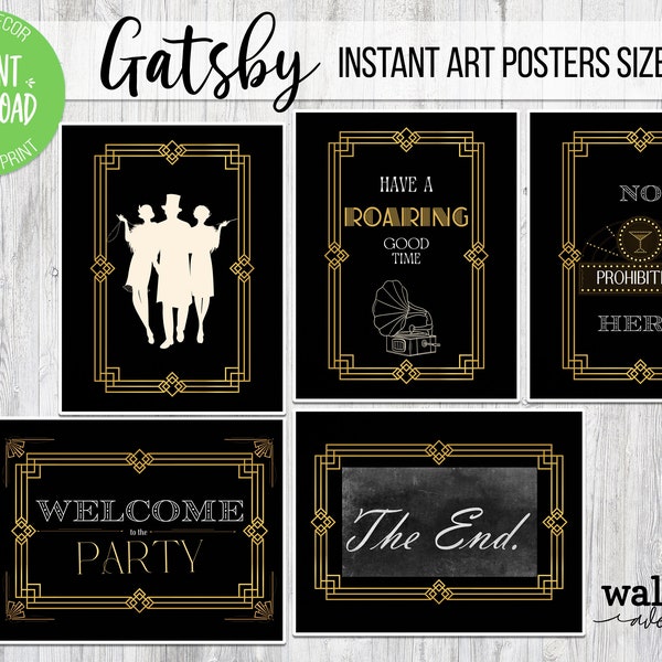 Prohibition Party Decorations - Etsy