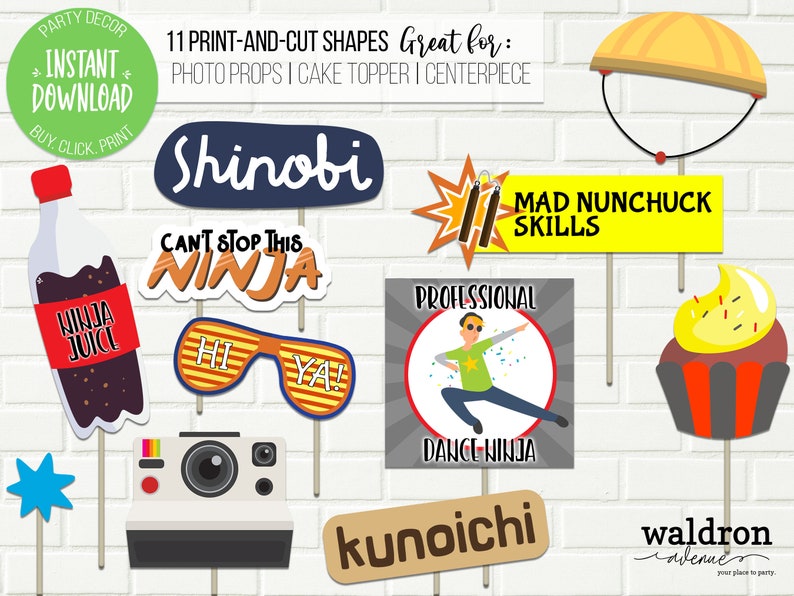 Ninja Birthday Party Bundle | Karate Belt Display Party | Ninja Party ...