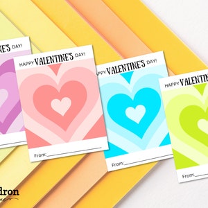 Groovy Printable Valentine | Class Valentines | Printable Valentines ...